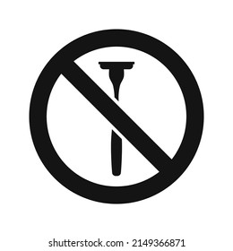 1,304 No shave icon Images, Stock Photos & Vectors | Shutterstock