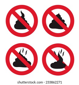 No Shit Sign Icon Clean After Stock Vector (Royalty Free) 233862271 ...