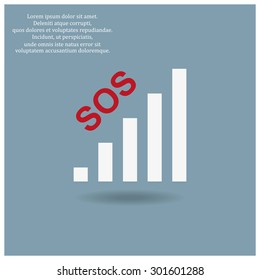 No Signal Poor Signal Strength Signal Stock Vector (Royalty Free ...