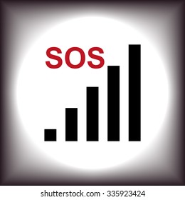 No Signal Poor Signal Strength Signal Stock Vector (Royalty Free ...