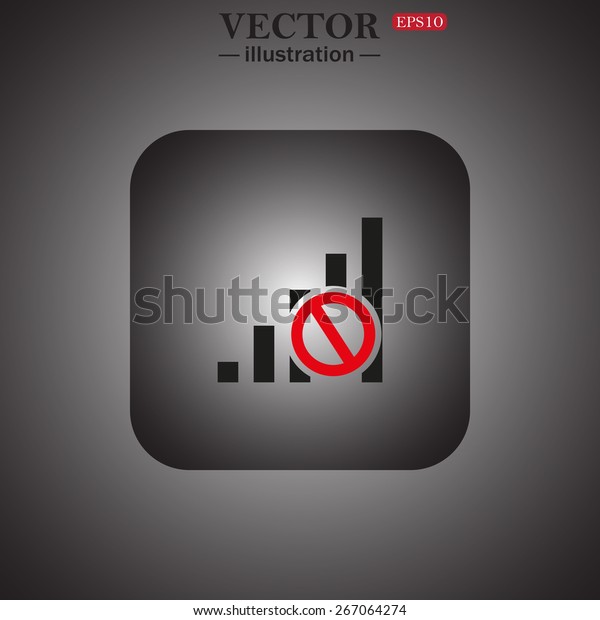 No Signal Poor Signal Strength Signal Stock Vector (Royalty Free ...