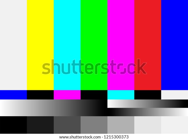 No Signal Tv Test Pattern Vector: стоковая векторная графика (без ...