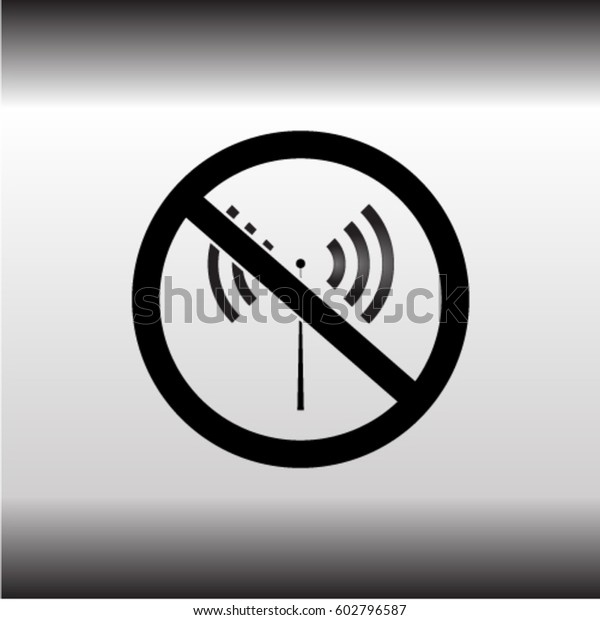 No Signal Vector Icon Stock Vector (Royalty Free) 602796587 | Shutterstock
