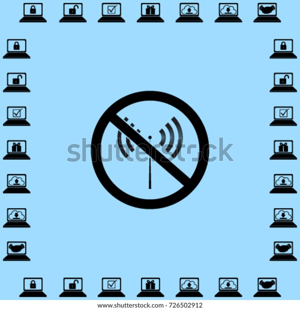 No Signal Vector Icon Stock Vector (Royalty Free) 726502912 | Shutterstock