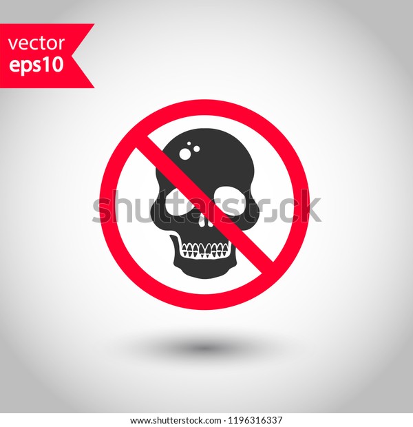 No Skull Icon Skeleton Sign Eps: เวกเตอร์สต็อก (ปลอดค่าลิขสิทธิ์ ...