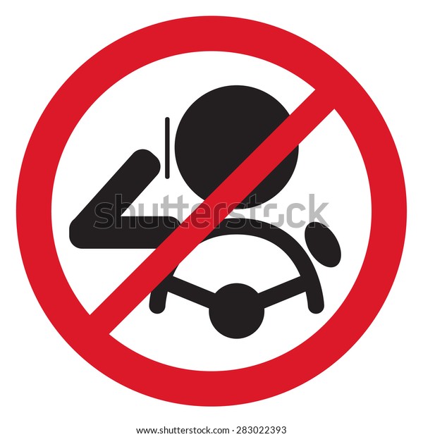 No Smartphone When Drive Sign Vector: เวกเตอร์สต็อก (ปลอดค่าลิขสิทธิ์ ...