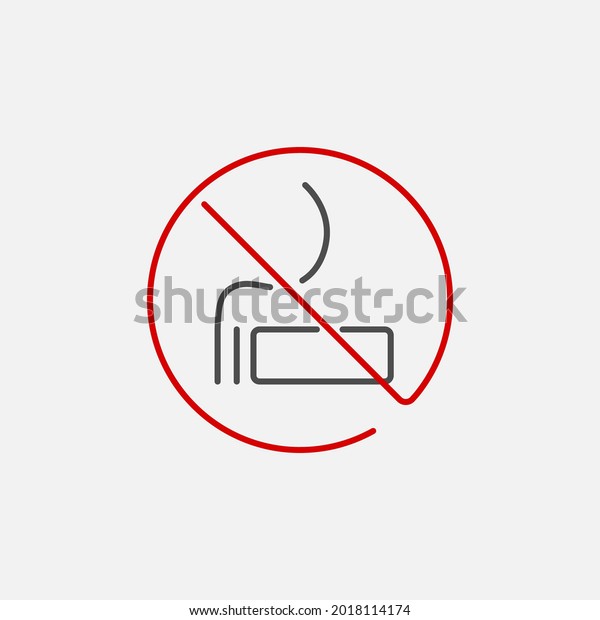 Icône vectorielle pour pictogramme fin non : image vectorielle de stock ...