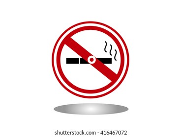 No Smoking Vector Stock Vector (Royalty Free) 416467072 | Shutterstock
