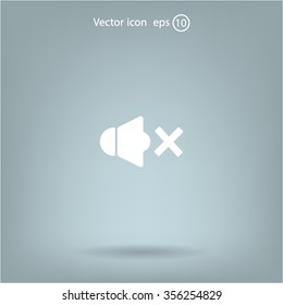 No Sound Sign Stock Vector (Royalty Free) 356254829 | Shutterstock