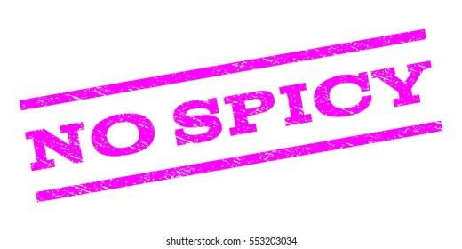 No Spicy Watermark Stamp Text Caption: เวกเตอร์สต็อก (ปลอดค่าลิขสิทธิ์ ...