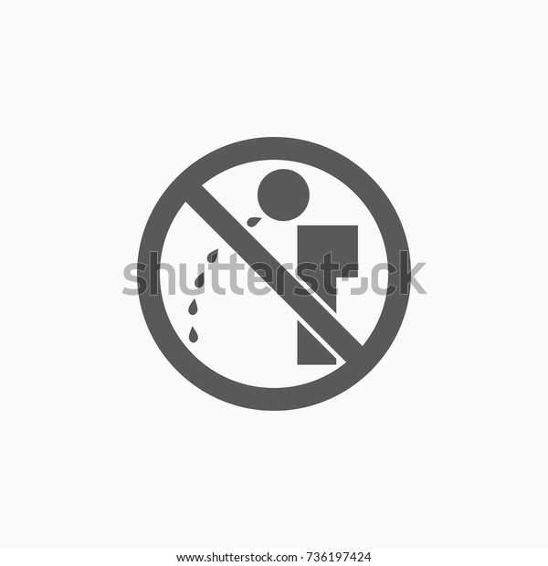 No Spitting Sign Stock Vector (Royalty Free) 736197424 | Shutterstock
