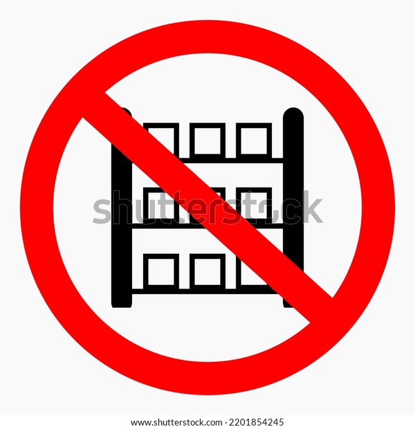 No Stock Icon Do Not Put Stock Vector (Royalty Free) 2201854245 ...