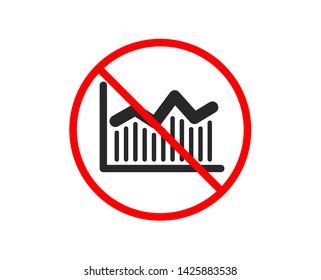 No Stop Chart Icon Report Graph Stock Vector (Royalty Free) 1370466203