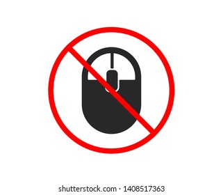 No Stop Mouse Icon Internet Surf Stock Vector (Royalty Free) 1408517363 ...