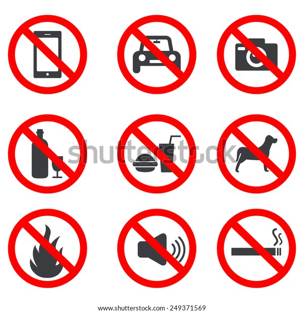 No Stop Sign Stock Vector (Royalty Free) 249371569 | Shutterstock