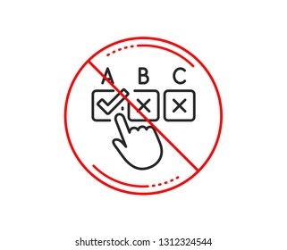 No Stop Sign Architect Line Icon Stock Vector (Royalty Free) 1303305196