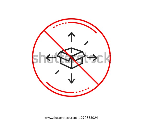 No Stop Sign Parcel Delivery Line: เวกเตอร์สต็อก (ปลอดค่าลิขสิทธิ์ ...