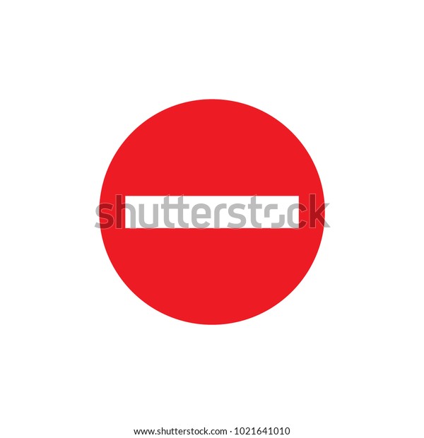 No Stop Sign Symbol Stock Vector (Royalty Free) 1021641010 | Shutterstock