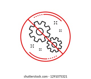 No Stop Sign Work Line Icon: เวกเตอร์สต็อก (ปลอดค่าลิขสิทธิ์ ...
