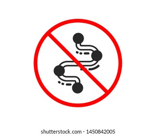 No Stop Timeline Icon Project Process Stock Vector (Royalty Free ...