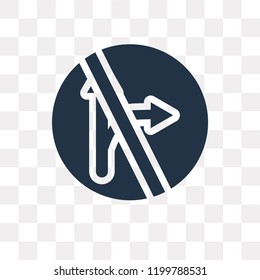 No Straight Vector Icon Isolated On Stock Vector (Royalty Free ...