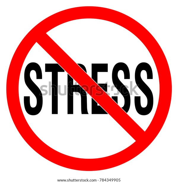 No Stress Sign Red Circle Vector 库存矢量图（免版税）784349905 | Shutterstock