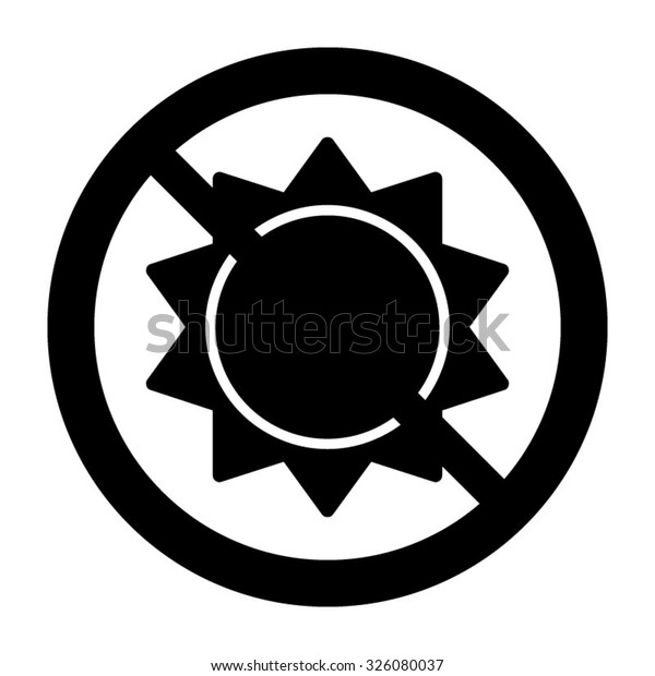 No Sun Sign Vector Illustration: เวกเตอร์สต็อก (ปลอดค่าลิขสิทธิ์ ...