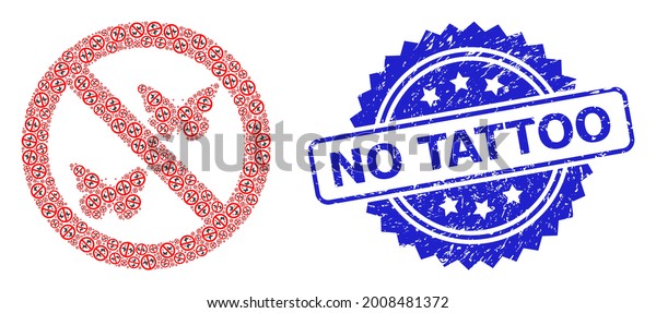 No Tattoo Unclean Watermark Vector Recursive Stock Vector (Royalty Free ...