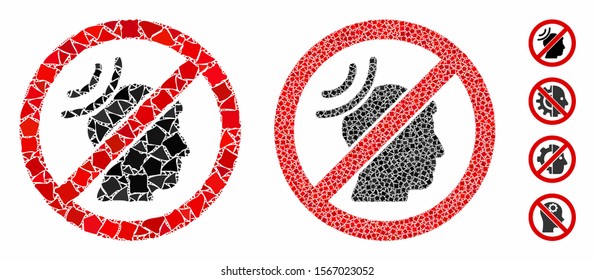 No Telepathy Waves Composition Tuberous Elements Stock Vector (Royalty ...
