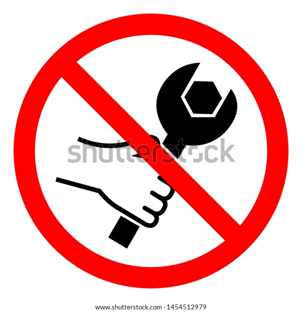 No Tools Symbol Sign Vector Illustration Stock Vector (Royalty Free ...