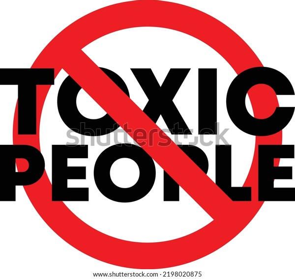 No Toxic People Vector Icon Symbol: เวกเตอร์สต็อก (ปลอดค่าลิขสิทธิ์ ...