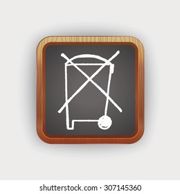 No Trash Doodle Stock Vector (Royalty Free) 307145360 | Shutterstock