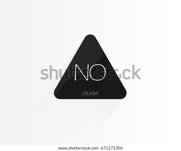 No Triangle Letter Logo Stock Vector (Royalty Free) 671272306 ...