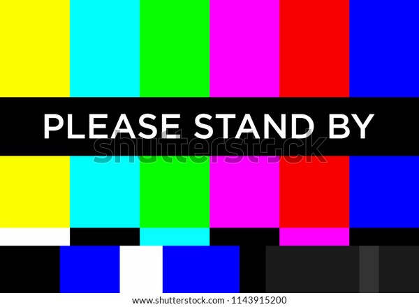 No Tv Signal Chanel Program Background Stock Vector (Royalty Free ...