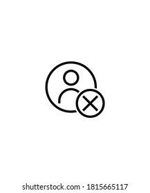 Vektor Stok No User Iconvector Best Line Icon (Tanpa Royalti ...
