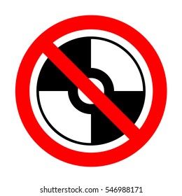 Prohibiting Traffic Sign Beep Disabled Vector: стоковая векторная ...