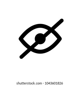 No View Iconvector Illustration Flat Design Stock Vector (Royalty Free ...