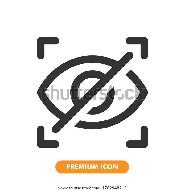 No Vision Icon Pack Isolated On 库存矢量图（免版税）1782948215 | Shutterstock