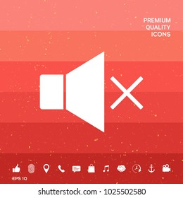 No Volume Icon Stock Vector (Royalty Free) 1025502580 | Shutterstock
