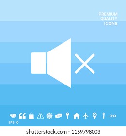No Volume Icon Stock Vector (Royalty Free) 1159798003