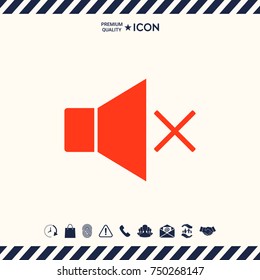 No Volume Icon Stock Vector (Royalty Free) 750268147 | Shutterstock