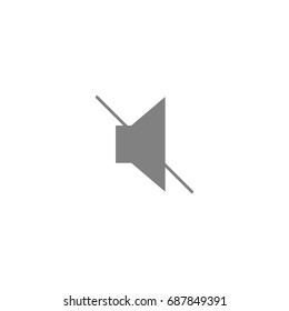 No Volume Icon Icon Web User Stock Vector (Royalty Free) 687849391 ...