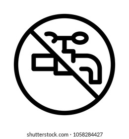 No Water Available Stock Vector (Royalty Free) 1058284427 | Shutterstock