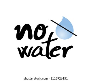 No Water Symbol Stock Vector (Royalty Free) 1118926151