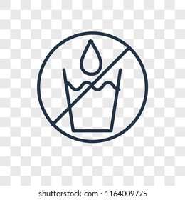 No Water Vector Icon Isolated On Stock Vector (Royalty Free) 1164009775 ...