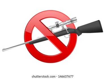 Ak47 Interdiction Symbol On White Background 스톡 벡터(로열티 프리) 53358580 ...