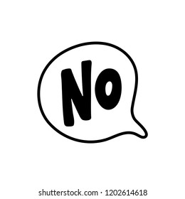 No Word Text On Talk Shape Stock Vector (Royalty Free) 1202614618 ...