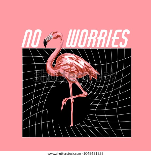 No Worries Vector Colorful Poster Hand Stock Vector (Royalty Free ...