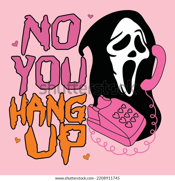 No You Hang Ghost T Shirt Stock Vector (Royalty Free) 2208911745 ...