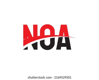 Noa Letter Initial Logo Design Vector Stock Vector (Royalty Free ...